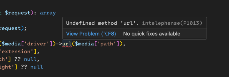Ignoring / suppressing Intelephense errors in VSCode - evoMark Ignoring / suppressing Intelephense errors in VSCode - evoMark